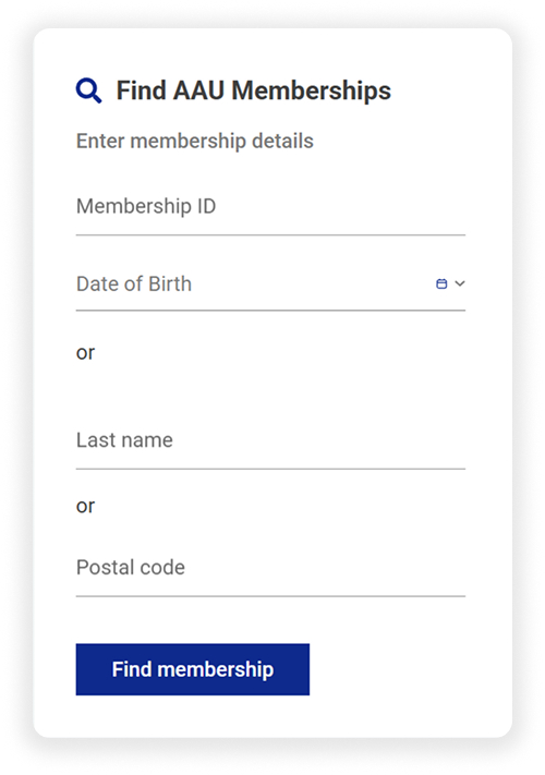 Find AAU Memberships – AAU