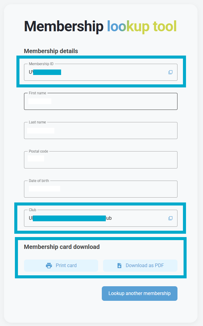 Membership Lookup Tool – AAU