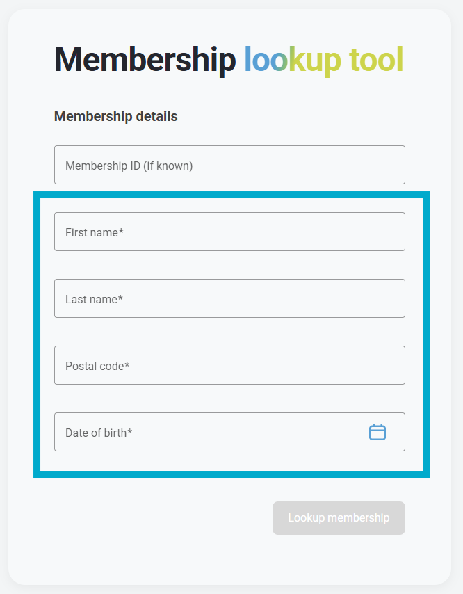Membership Lookup Tool – AAU